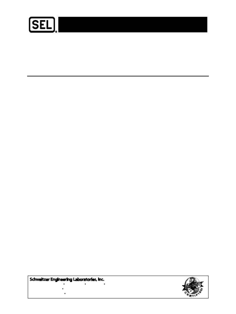 SEL-2020 2030 Communication With Selected Others IEDs | PDF