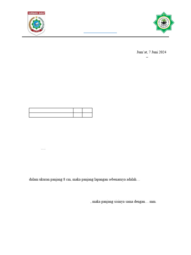 Blangko Soal Sumatif Pas 2024 Serly | PDF