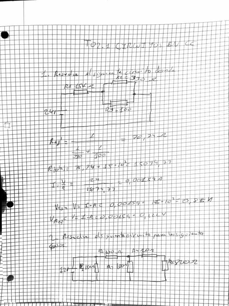 Circuitos en CC | PDF