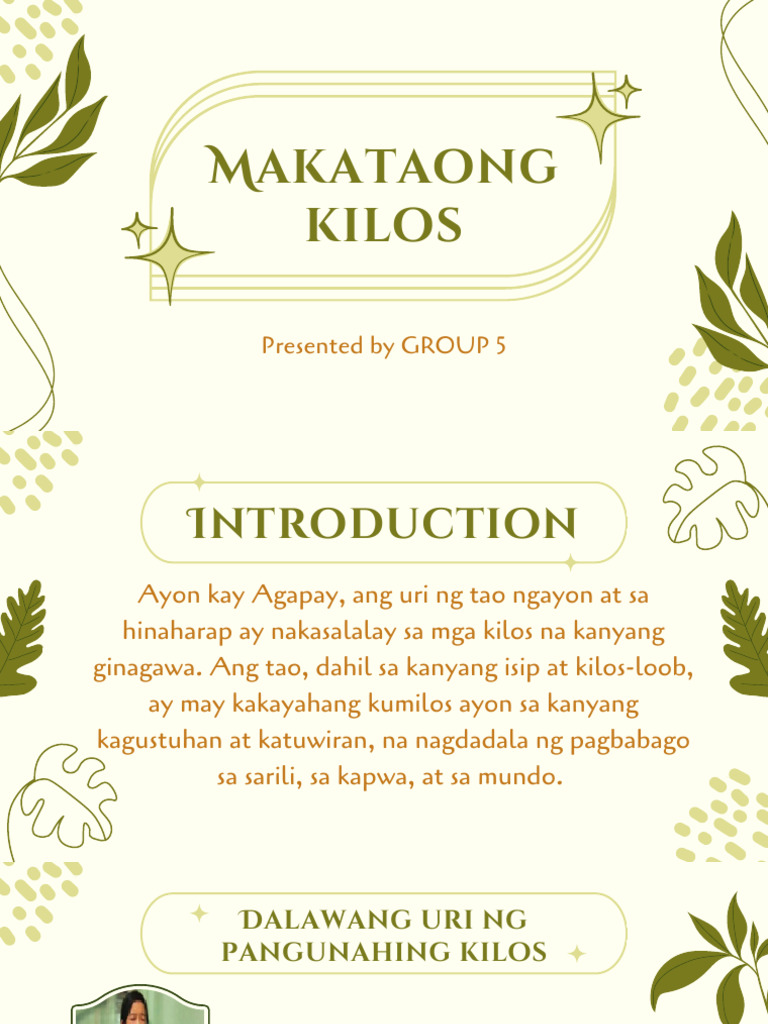 Makataong Kilos Module 1 - Group 5 | PDF | Self-Improvement