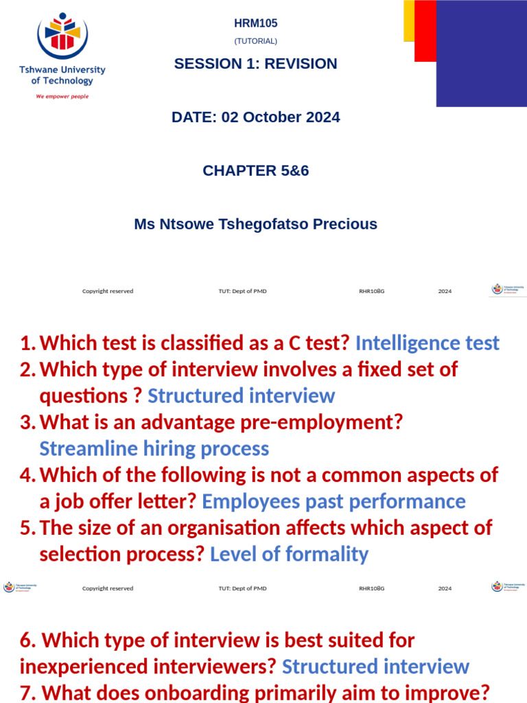 Chapter5&6 Revision | PDF