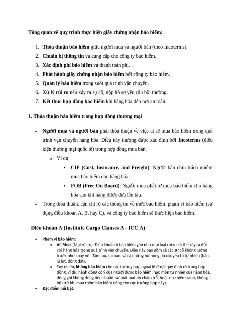 Quy Trinh CTBH | PDF