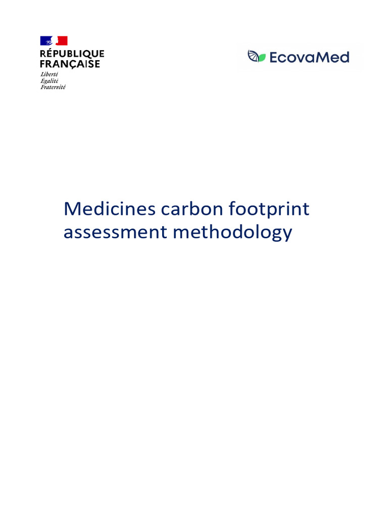 Medicines Carbon Footprint Assessment Methodology | PDF