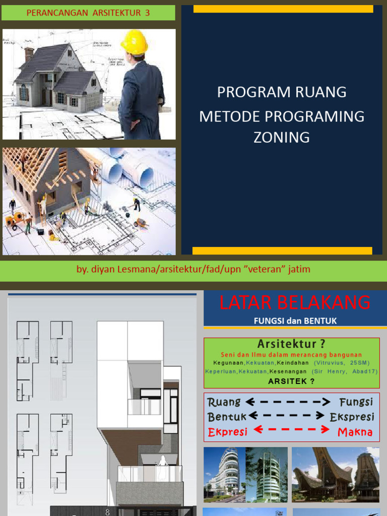 Materi PA 3-Program Ruang-Zoning | PDF