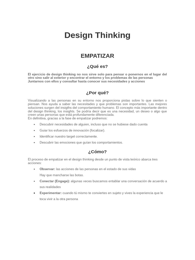 Design Thinking | PDF