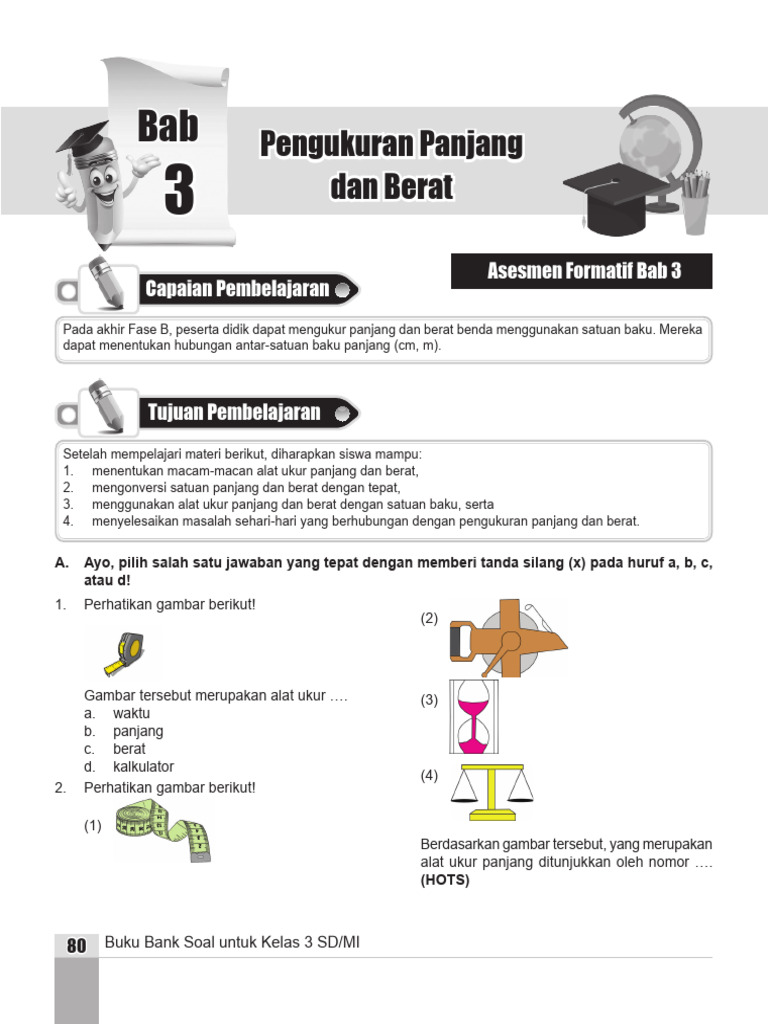 Soal Ulangan Kelas 3 SD | PDF