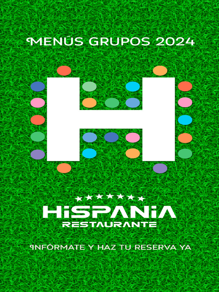Menus Grupos Hispania 2024 | PDF