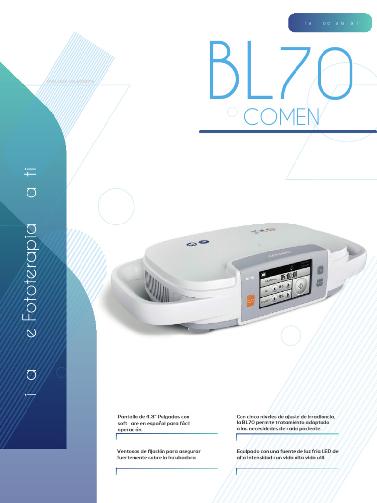 Lampara de Fototerapia Comen bl70 | PDF