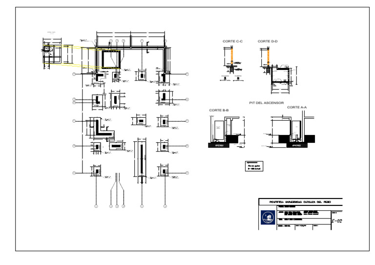 Corte C-C Corte D-D: Cisterna - Planta | PDF