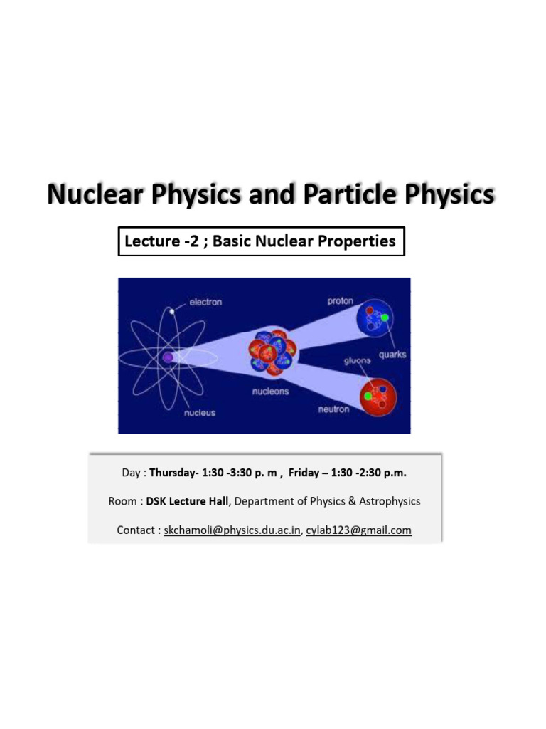Nuclear Lec2 | PDF