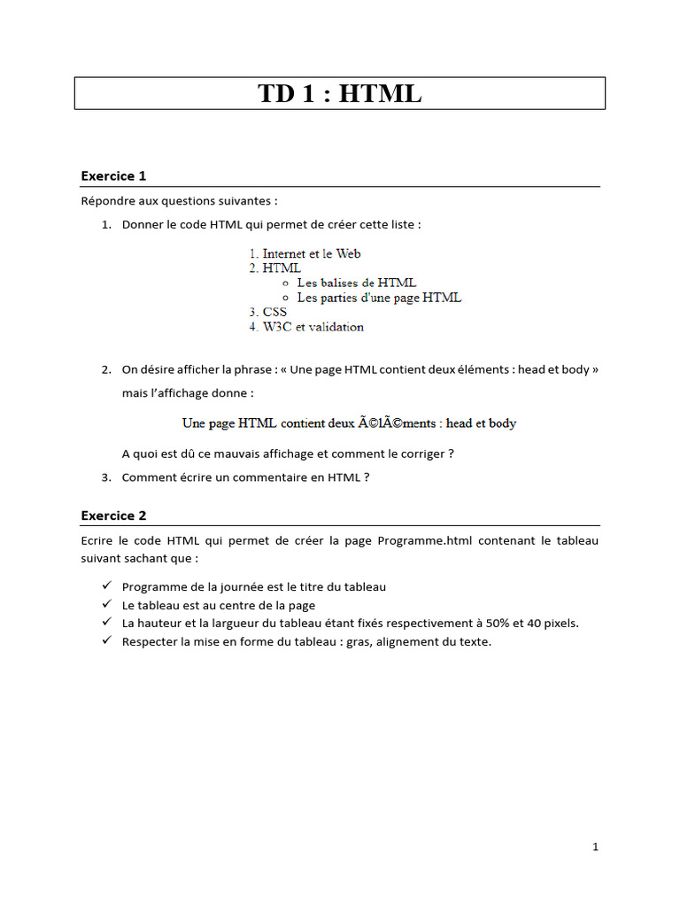 TD1 HTML | PDF