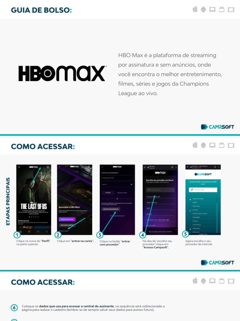 Guia de Bolso - HBO Max | PDF