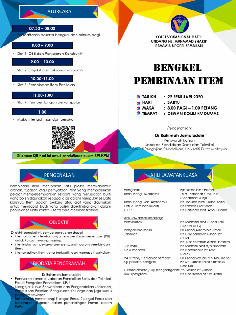 Pamplet Pembinaan Item | PDF