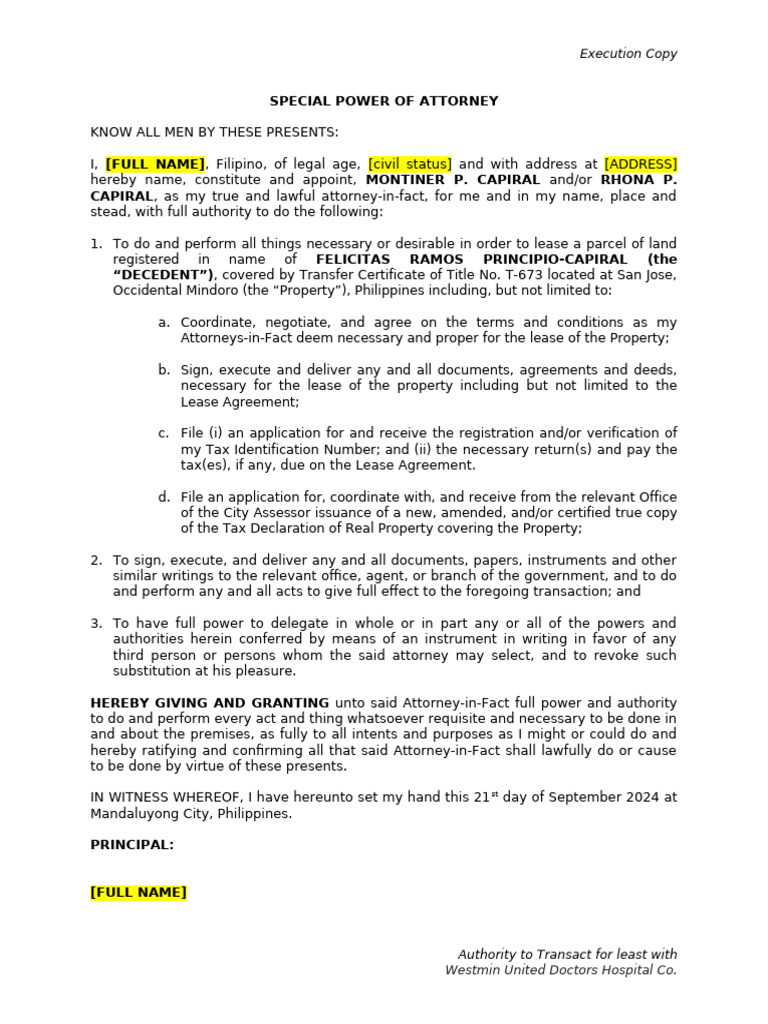 Westmin - SPA Template | PDF | Legal Documents | Social Science