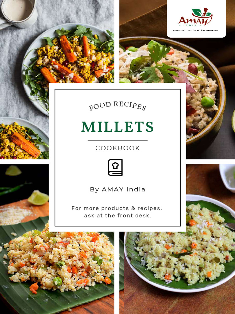Millets Recipe Book Amay India Compressed | PDF