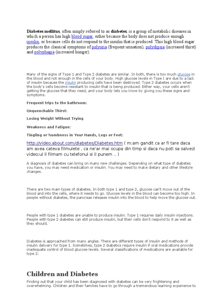 Blood Sugar Insulin Polyuria Polydipsia Polyphagia | PDF | Diabetes ...