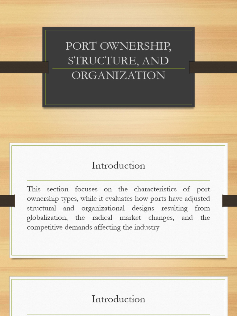Port Ownership and Governance Guide | PDF | Port | Economies