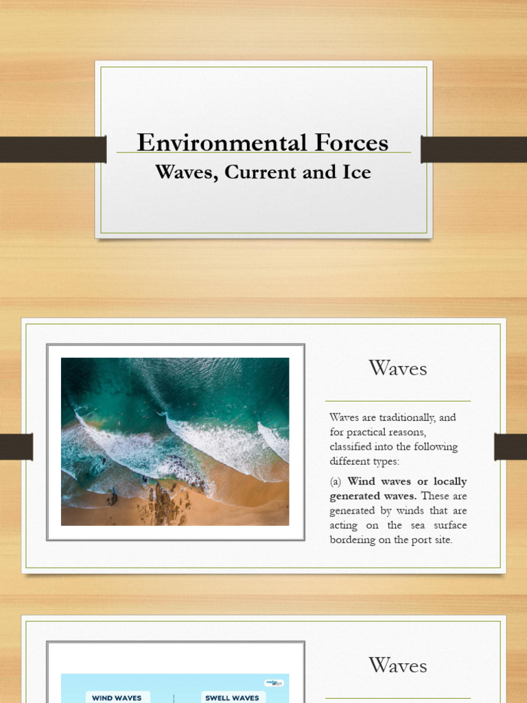 Lectue 5 Environmental Forces - Wave, Current and Ice | PDF
