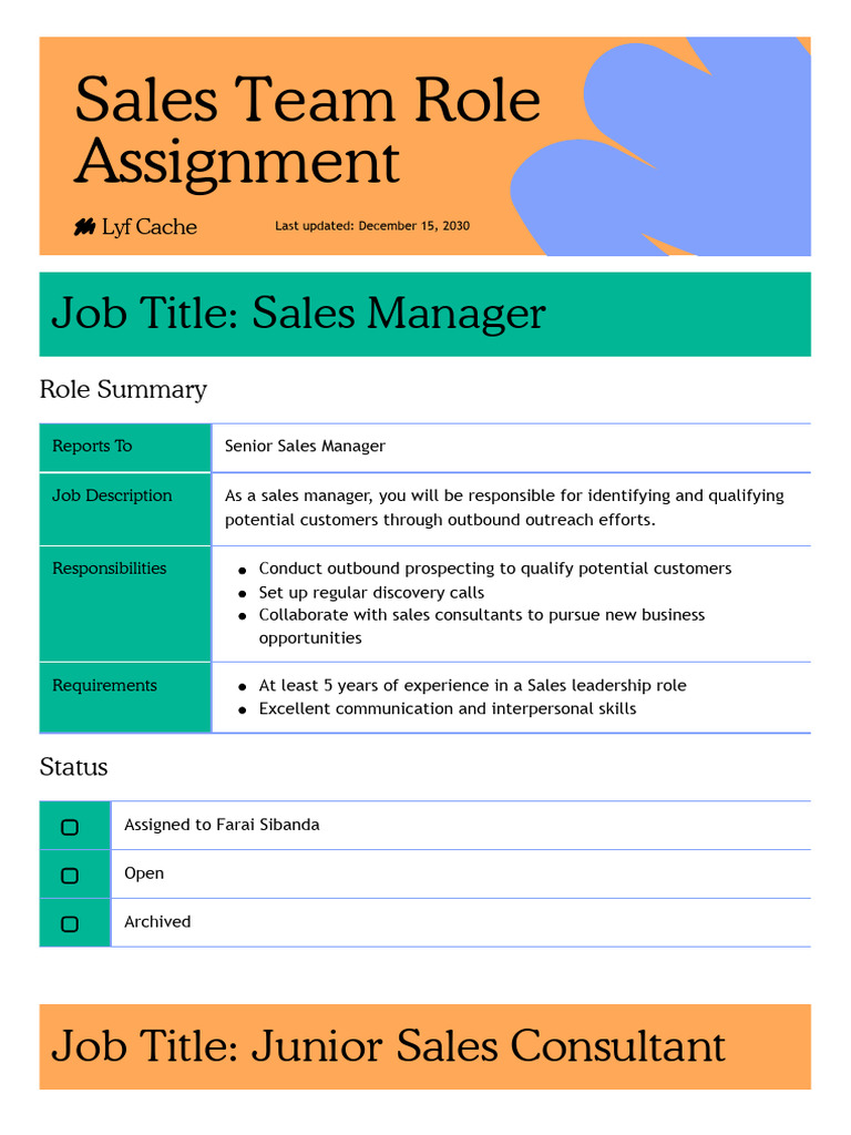 Sales Assignment | PDF