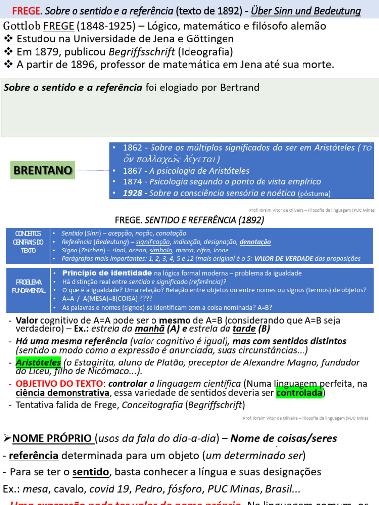 FREGE Sentido | PDF