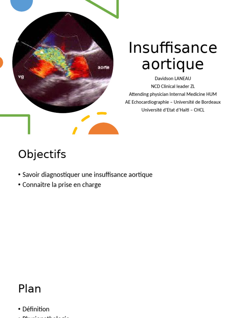 Insuffisance Aortique | PDF