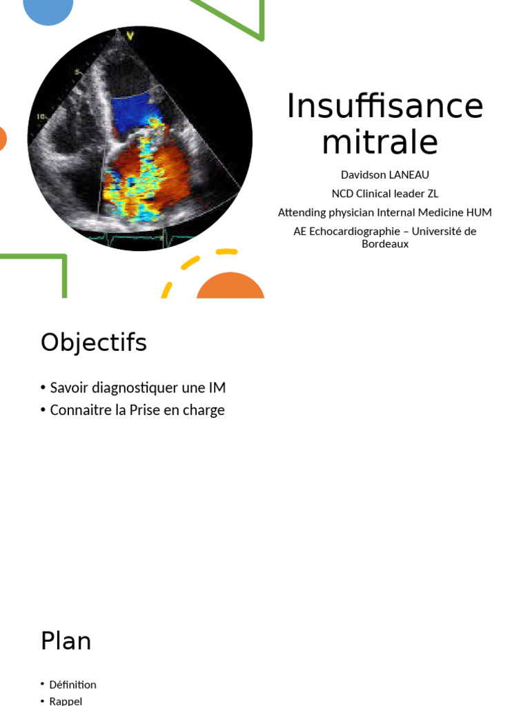 Insuffisance Mitrale | PDF