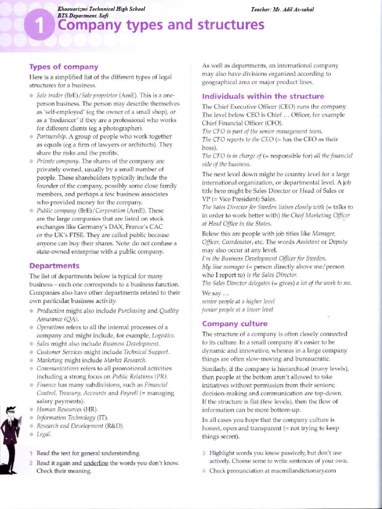 Types of businesses | PDF