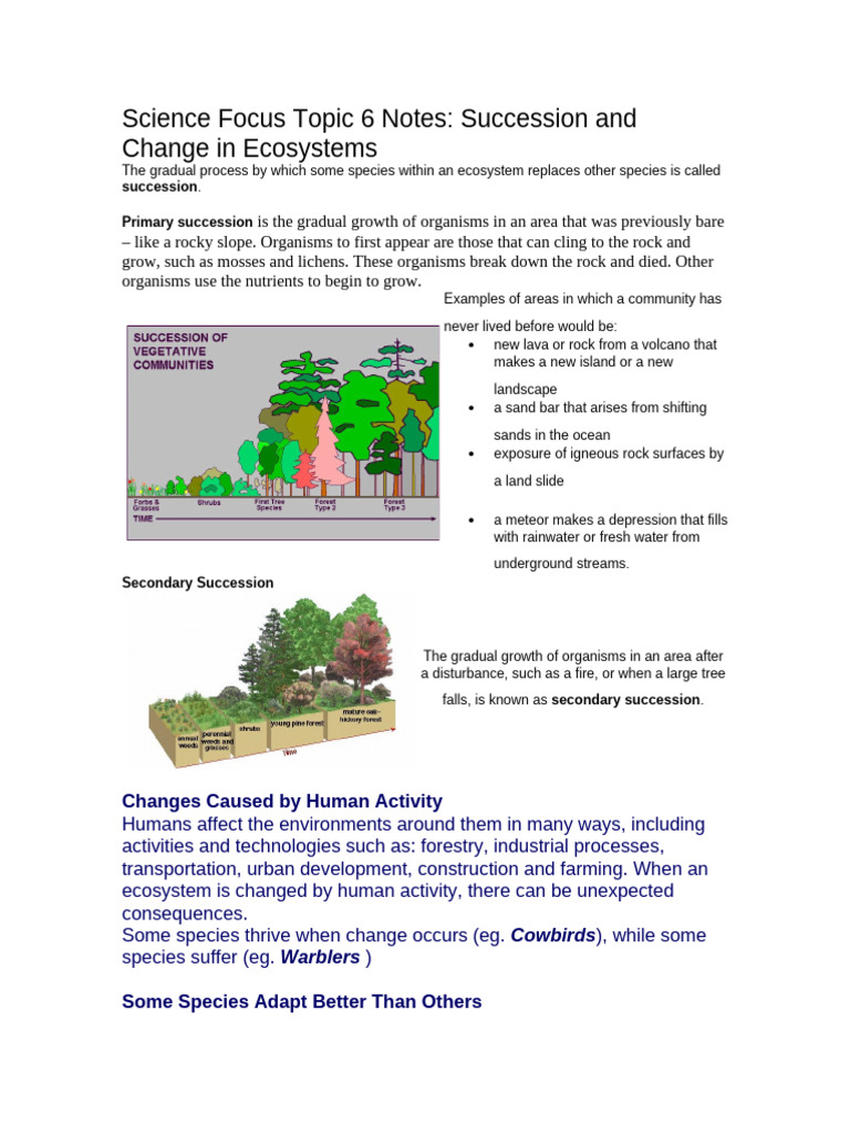 Science Focus Topic 6 Notes | PDF | Pest (Organism) | Biological Pest ...