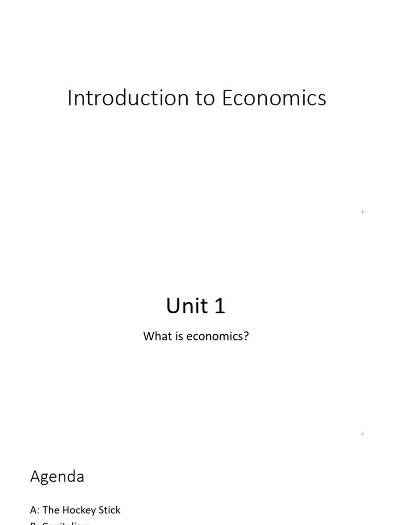 Notes With Introduction To Economics | PDF