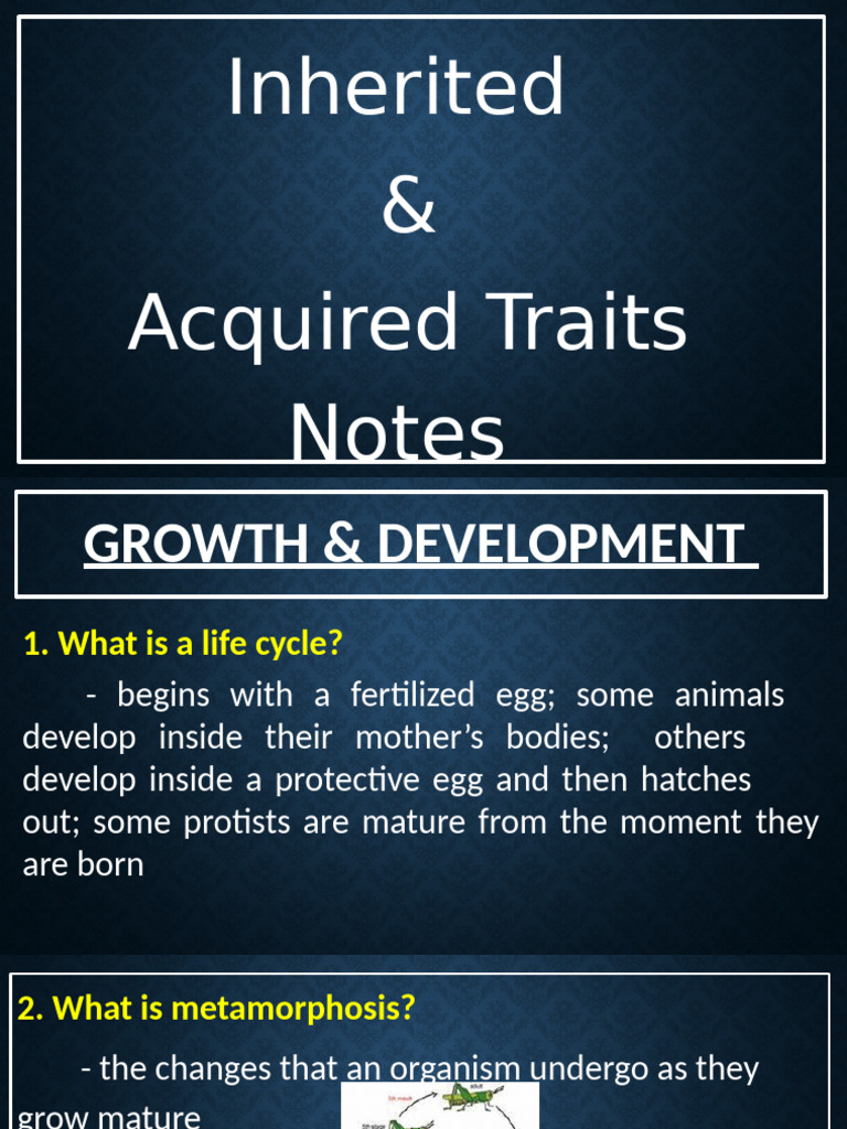Genetics and Heredity Power Powerpoint | PDF