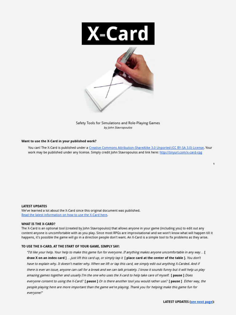 X-Card by John Stavropoulos | PDF