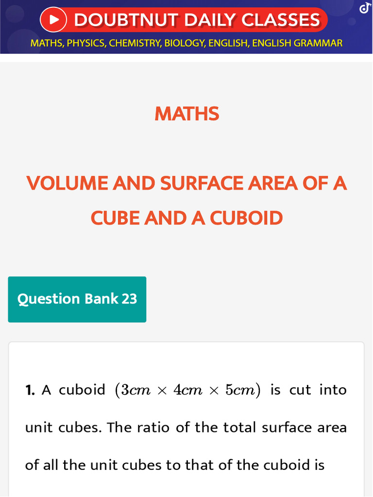 Books Doubtnut Question Bank | PDF