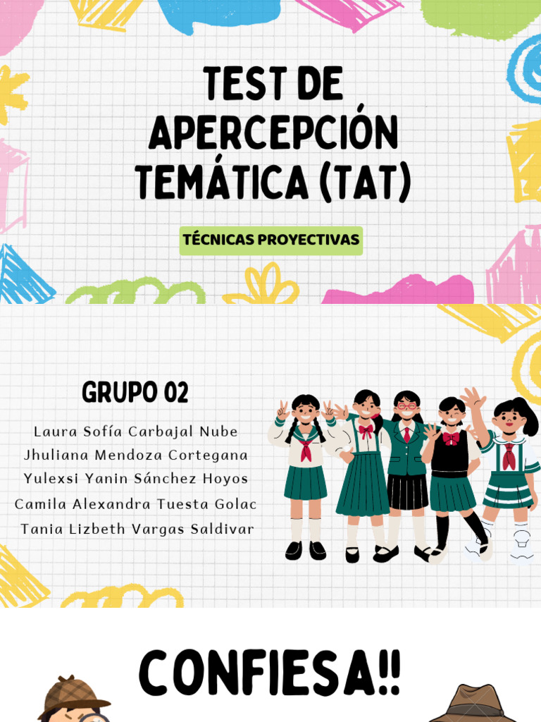 Test de Apercepción Temática (Tat) : Técnicas Proyectivas | PDF