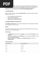 Insulation Resistance Testing Standards | PDF | Insulator (Electricity ...
