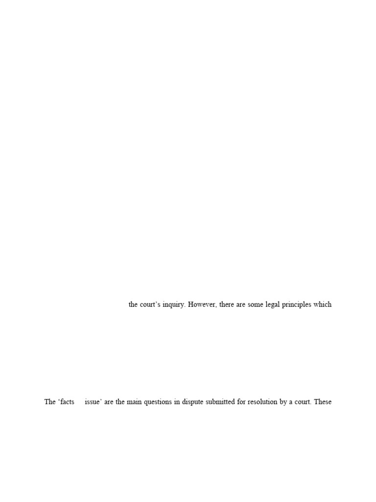 Evidence Notes Week 2 | PDF