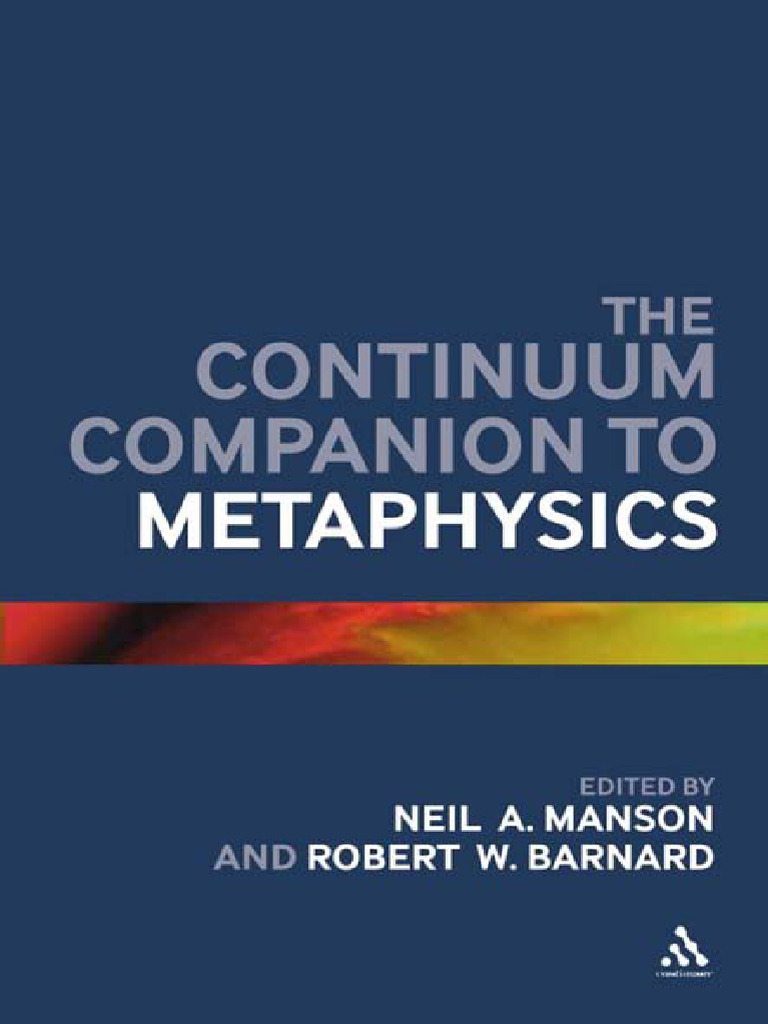 The Continuum Companion To Metaphysics | PDF