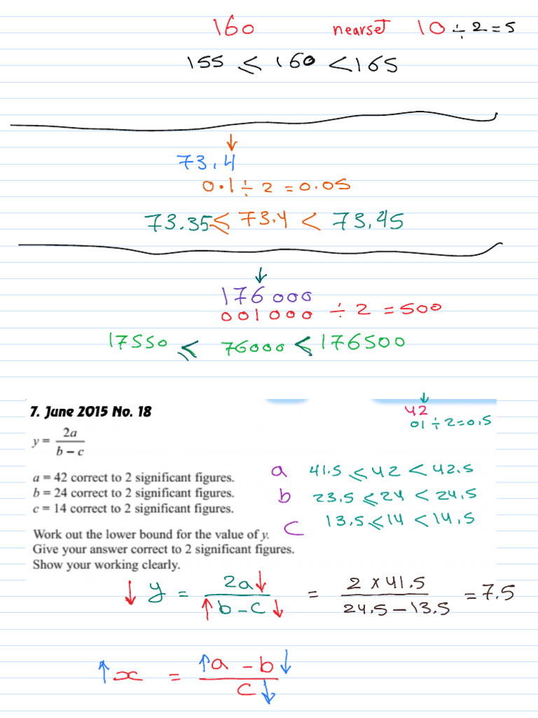 Upper and Lower Boundaries | PDF