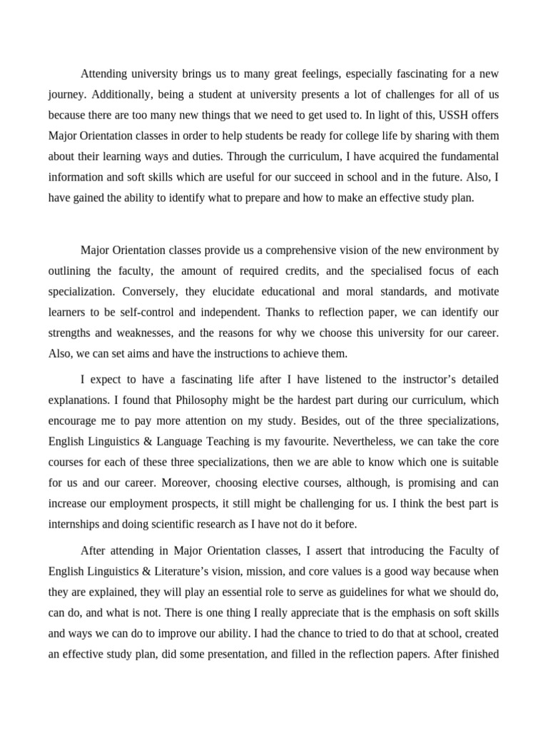 Reflection Paper | PDF