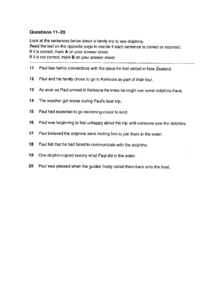 Reading Exercise 2 | PDF