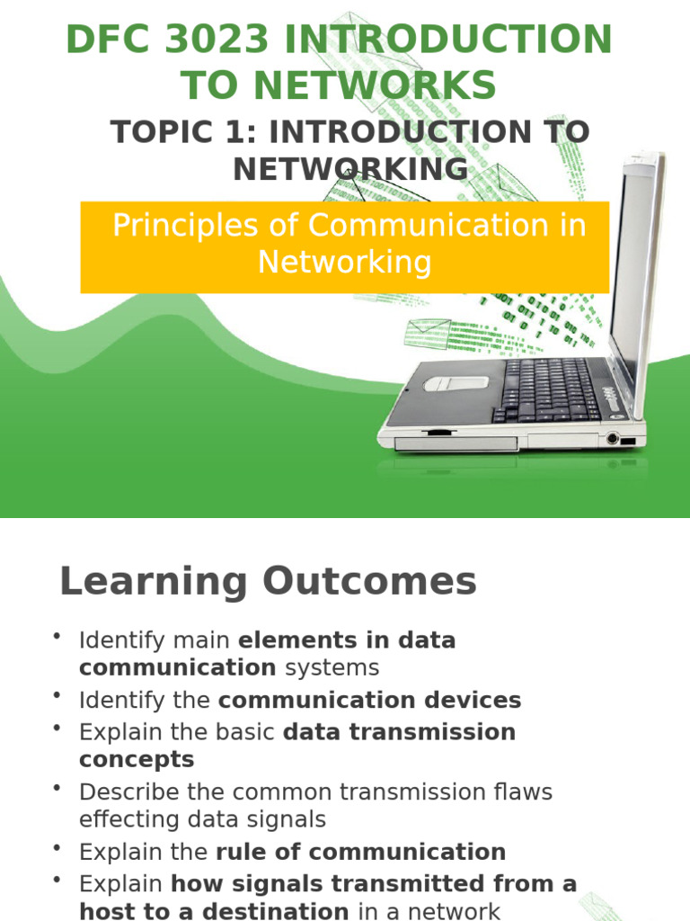 Topic 1b Intro To Network | PDF