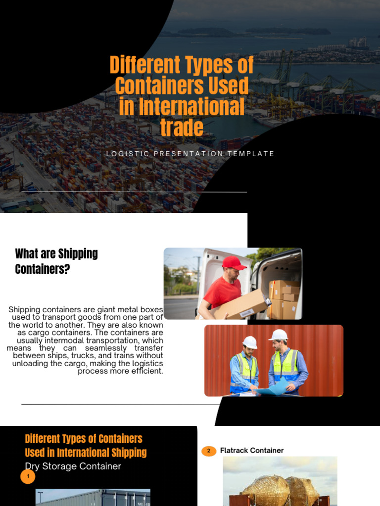 Different Types of Containers Used in International Trade: Logistic ...