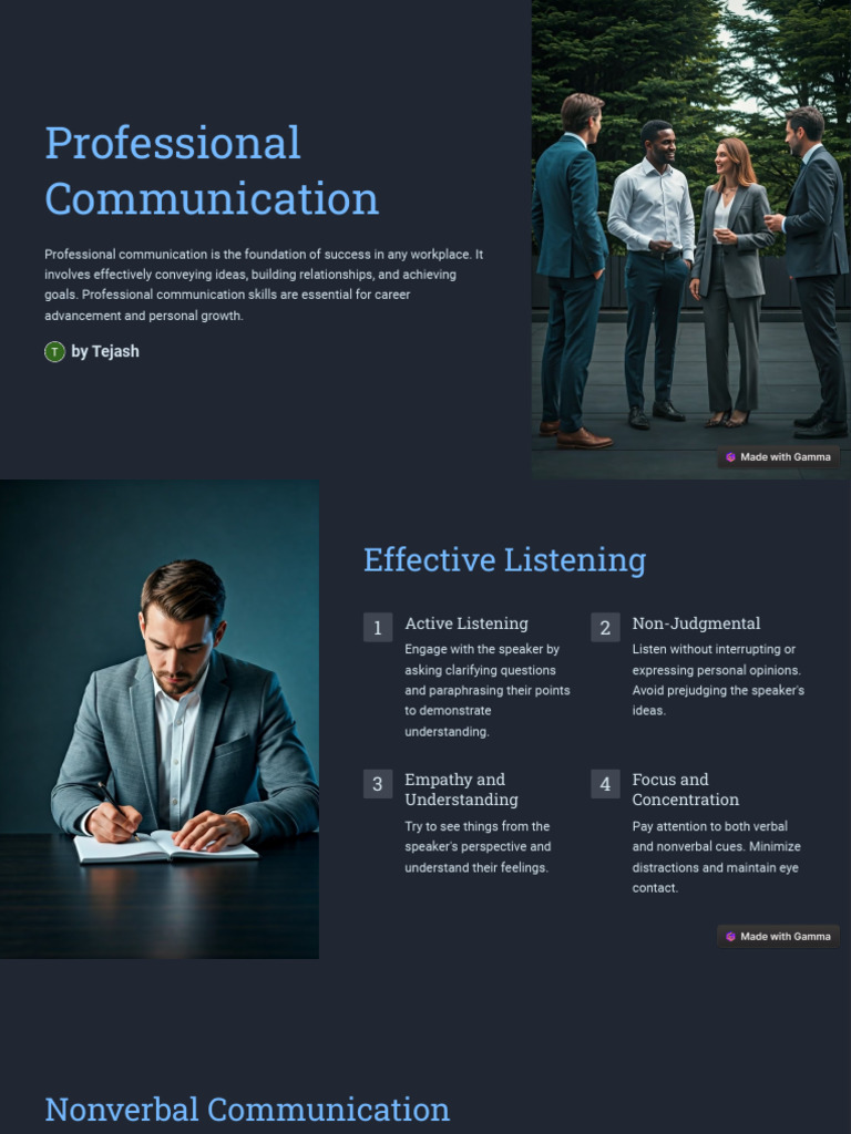Professional Communication | PDF