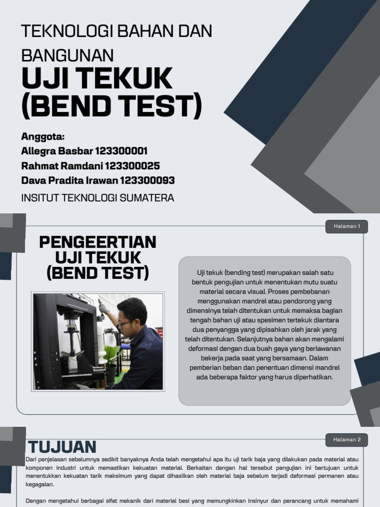 Uji Tekuk | PDF