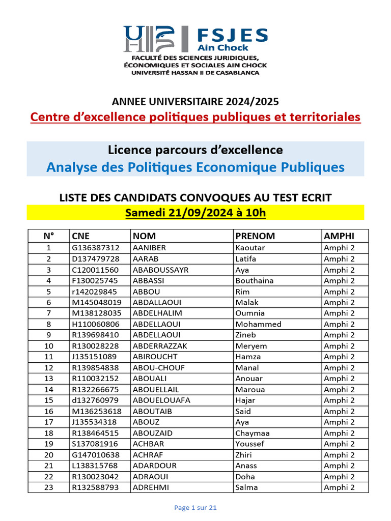 APEP Preselection | PDF