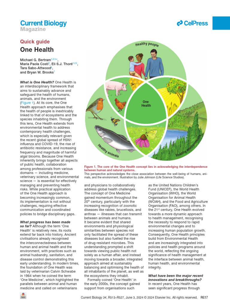 Bertram Et Al., 2024 One Health | PDF