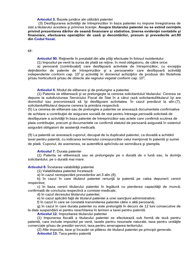 Articolul 3 | PDF