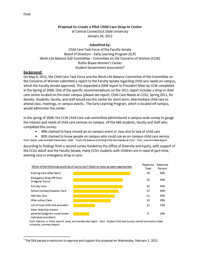 ChildCareDrop Proposal | PDF