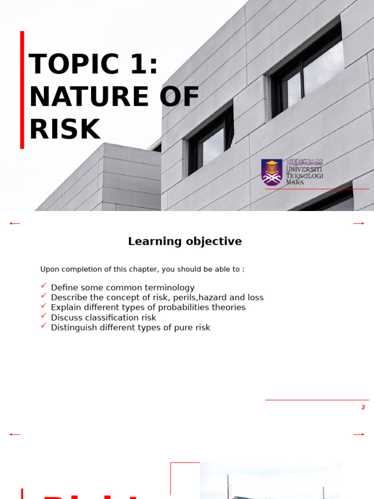 Topic 1_nature of Risk | PDF