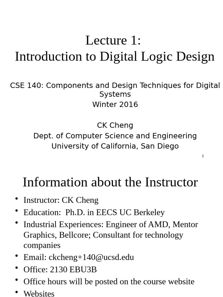lec1 | PDF | Boolean Algebra | Teaching Mathematics