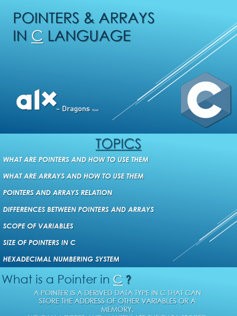 Pointers & Arrays | PDF